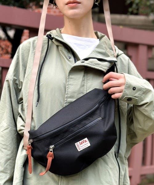 《JaVaジャバ コラボ》お出掛けの相棒。ユニセックスウエストボディバッグ[品番：WZ000004424]｜Classical Elf （クラシカルエルフ）のレディースファッション通販 ...