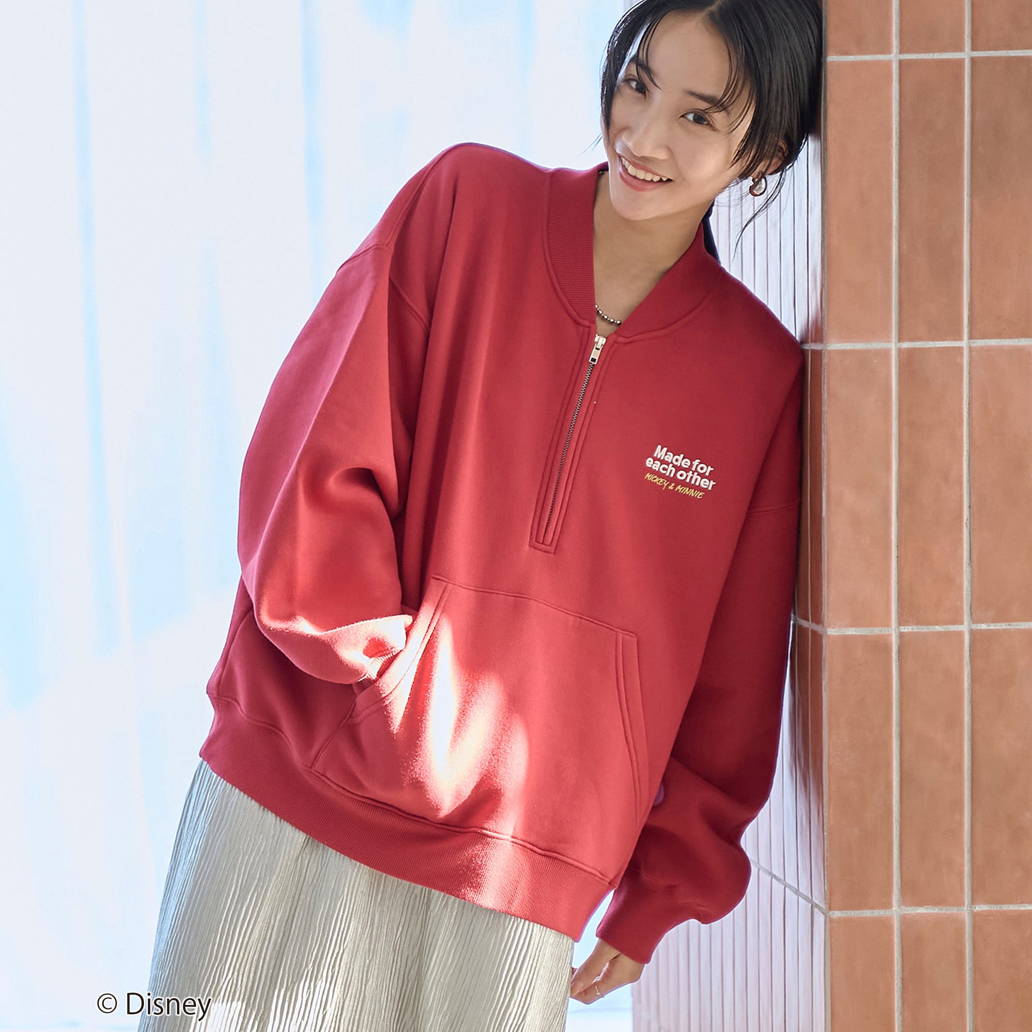 【Disney／ディズニー】coen限定 バックプリントハーフジップスウェット[品番：COEW0006661]｜coen【women】（コーエン）のレディースファッション通販｜SHOPLIST ...