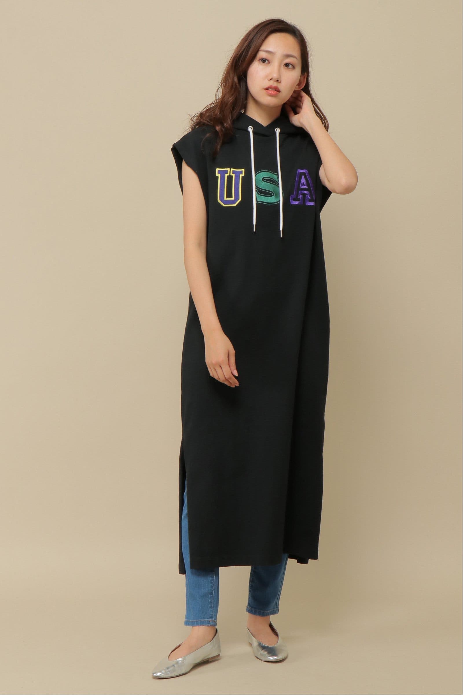 Champion フードスリーブレスワンピース[品番：IKAW0007839]｜ikka （イッカ）のレディースファッション通販 ...