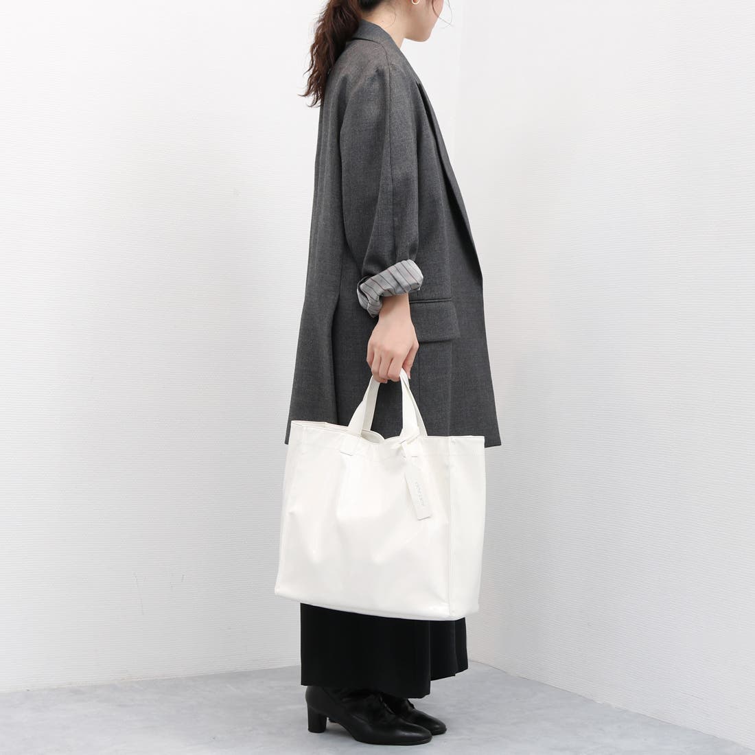 カシュカシュ cachecache / ソフトエナメルスクエア手提げトート[品番：UBOW0009175]｜UNBILLION（アンビリオン）のレディースファッション通販｜SHOPLIST ...