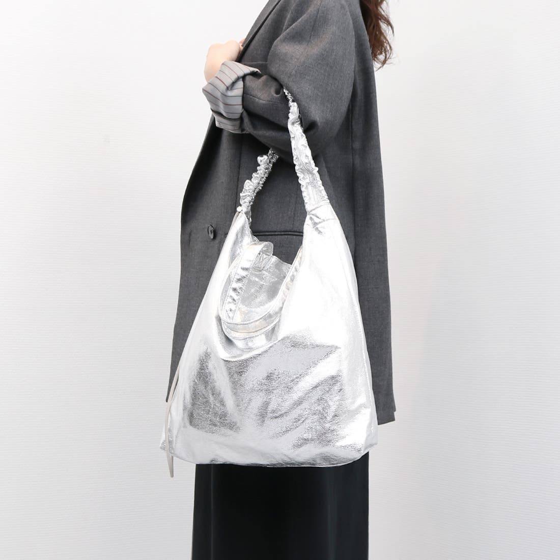 カシュカシュ / メタリックシャーリングポケッタブルトート[品番：UBOW0009190]｜UNBILLION（アンビリオン）のレディースファッション通販｜SHOPLIST（ショップリスト）