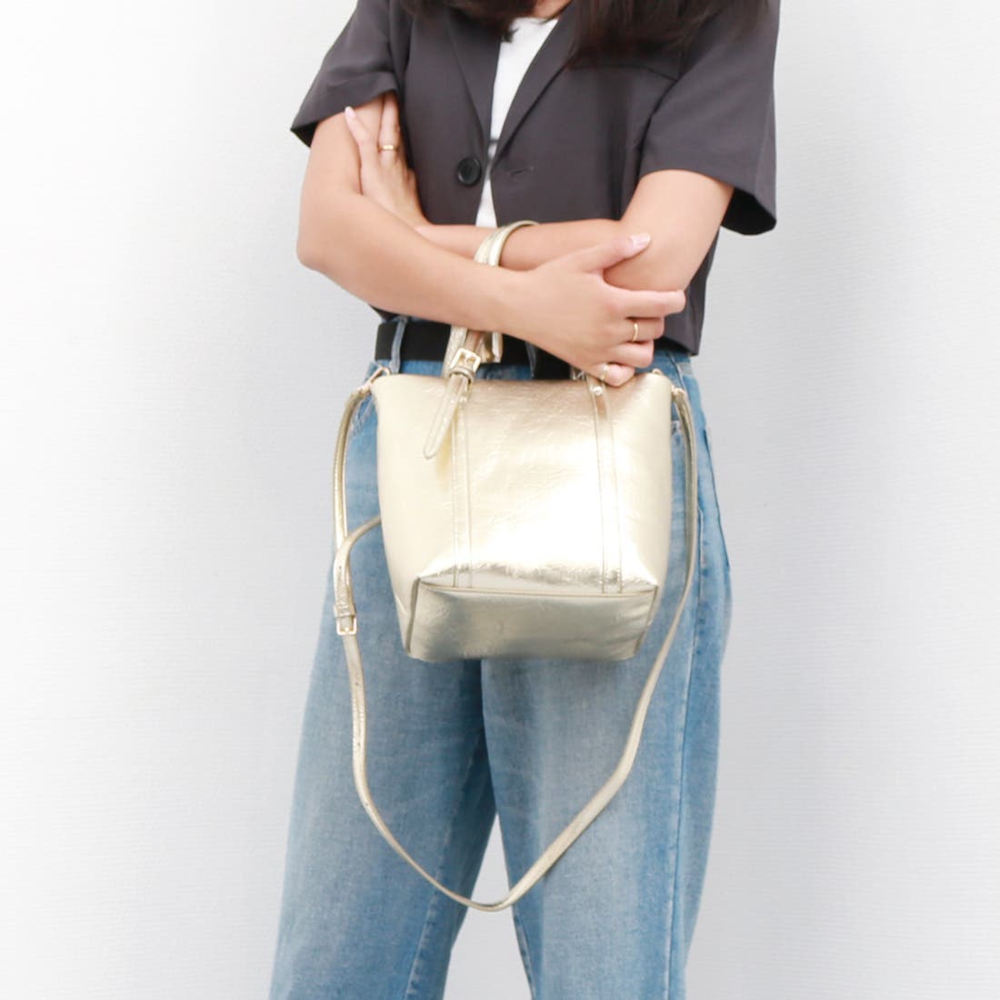 カシュカシュ cachecache / クラッシュメタリック2wayミニトート[品番：UBOW0009311]｜UNBILLION（アンビリオン）のレディースファッション通販｜SHOPLIST ...