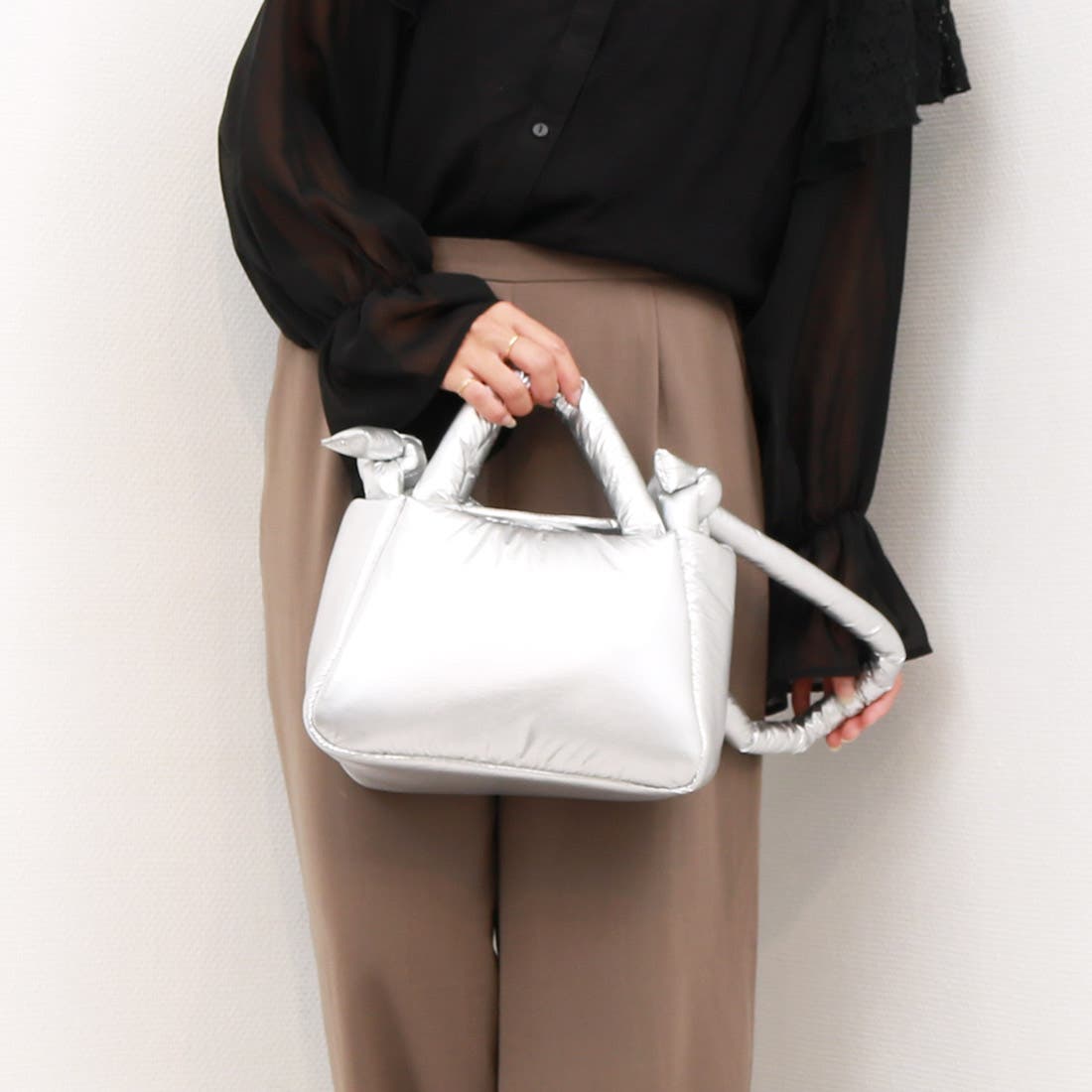 カシュカシュ cachecache / 2wayパフィーミニトートバッグ[品番：UBOW0009335]｜UNBILLION（アンビリオン）のレディースファッション通販｜SHOPLIST ...