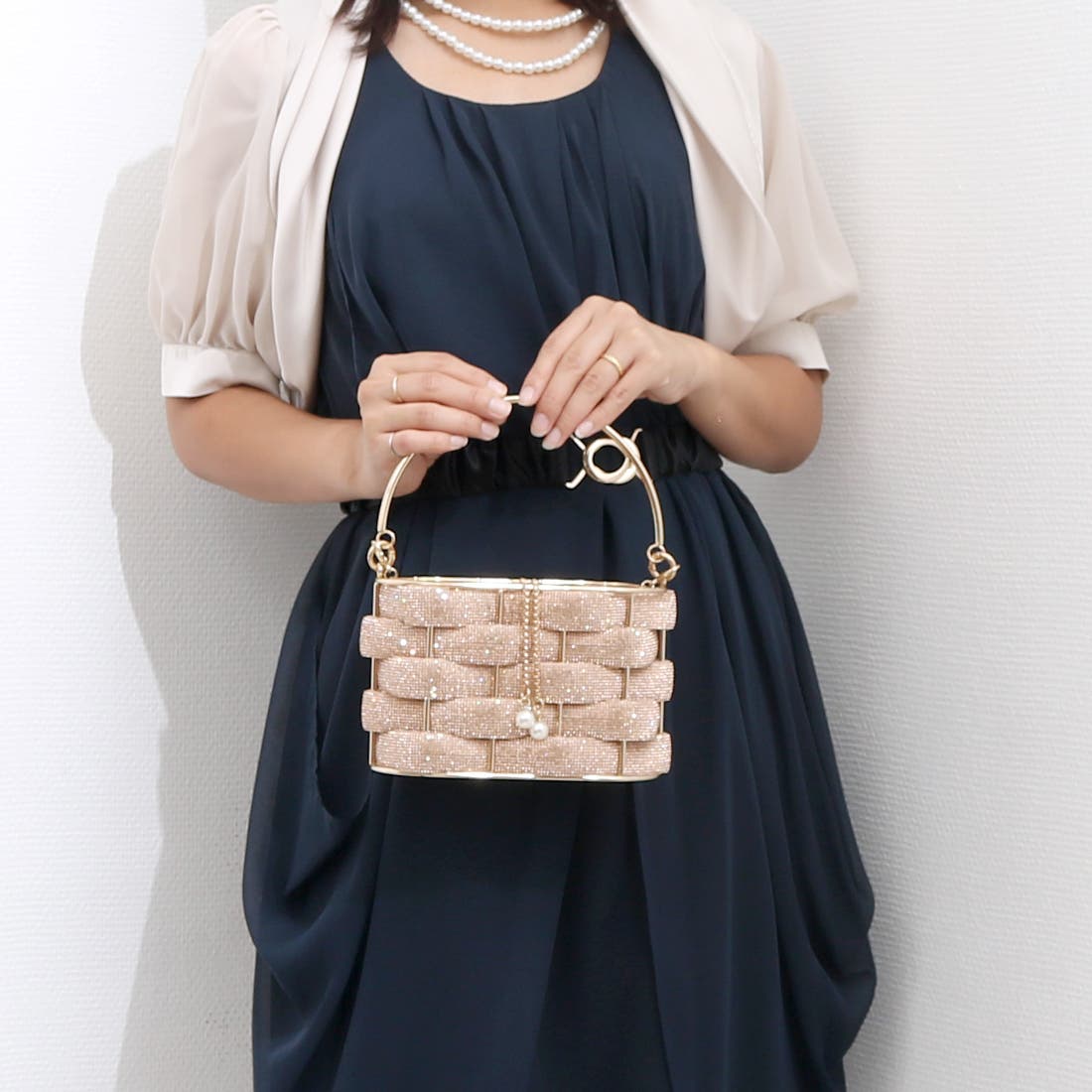 カシュカシュ cachecache / メタリックメッシュオーバルバッグ[品番：UBOW0009629]｜UNBILLION（アンビリオン）のレディースファッション通販｜SHOPLIST ...