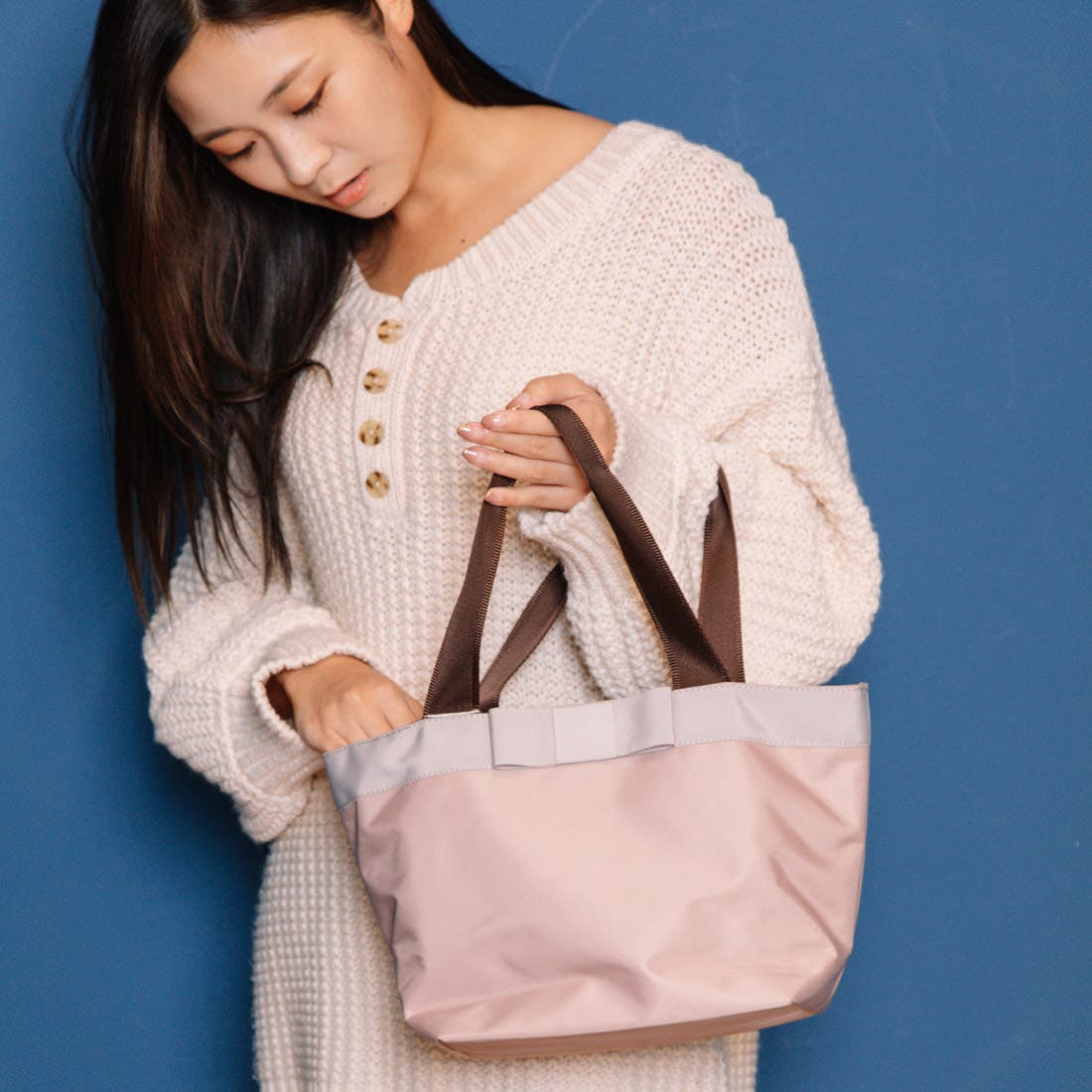 カシュカシュ cachecache / WEB限定ナイロンリボントートバッグS[品番：UBOW0009440]｜UNBILLION（アンビリオン）のレディースファッション通販｜SHOPLIST ...