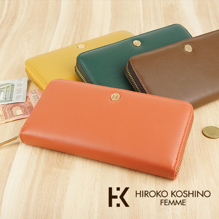 ラウンドファスナー長財布 長財布 HIROKOKOSHINO[品番 ラウンドファスナー長財布 長財布 HIROKOKOSHINO[品番