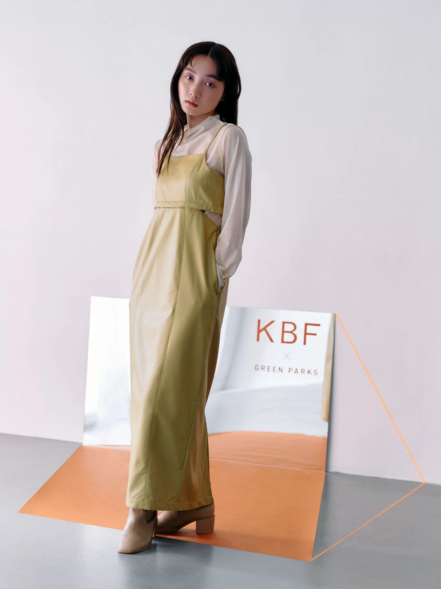 KBF 2WAYフェイクレザージャンスカ[品番：GRPW0041031]｜Green Parks （グリーンパークス）のレディースファッション通販｜SHOPLIST（ショップリスト）