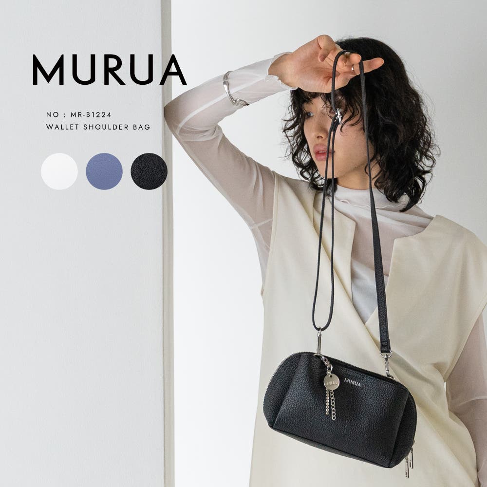 MURUA(ムルーア)ウォレットショルダー MR-B1224[品番：EGLB0000126]｜ELGAES（エルゲイス）のレディースファッション通販｜SHOPLIST（ショップリスト）