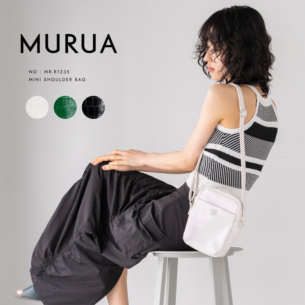 MURUA(ムルーア)ショルダーバッグ MR-B1235[品番：EGLB0000130]｜ELGAES（エルゲイス）のレディースファッション通販｜SHOPLIST（ショップリスト）