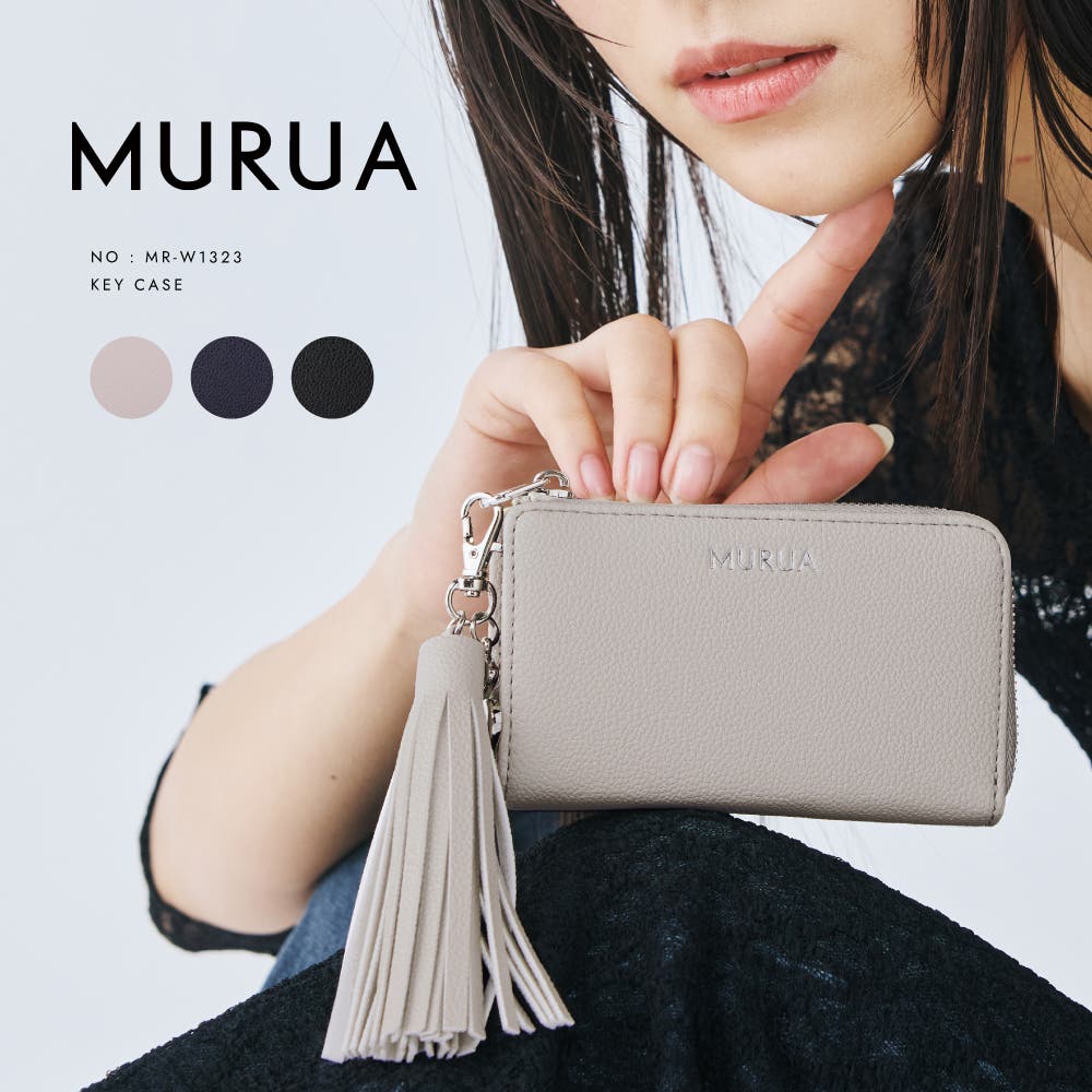 MURUA(ムルーア)L字ファスナーキーケース MR-W1323[品番：EGLB0000099]｜ELGAES（エルゲイス）のレディースファッション通販｜SHOPLIST（ショップリスト）