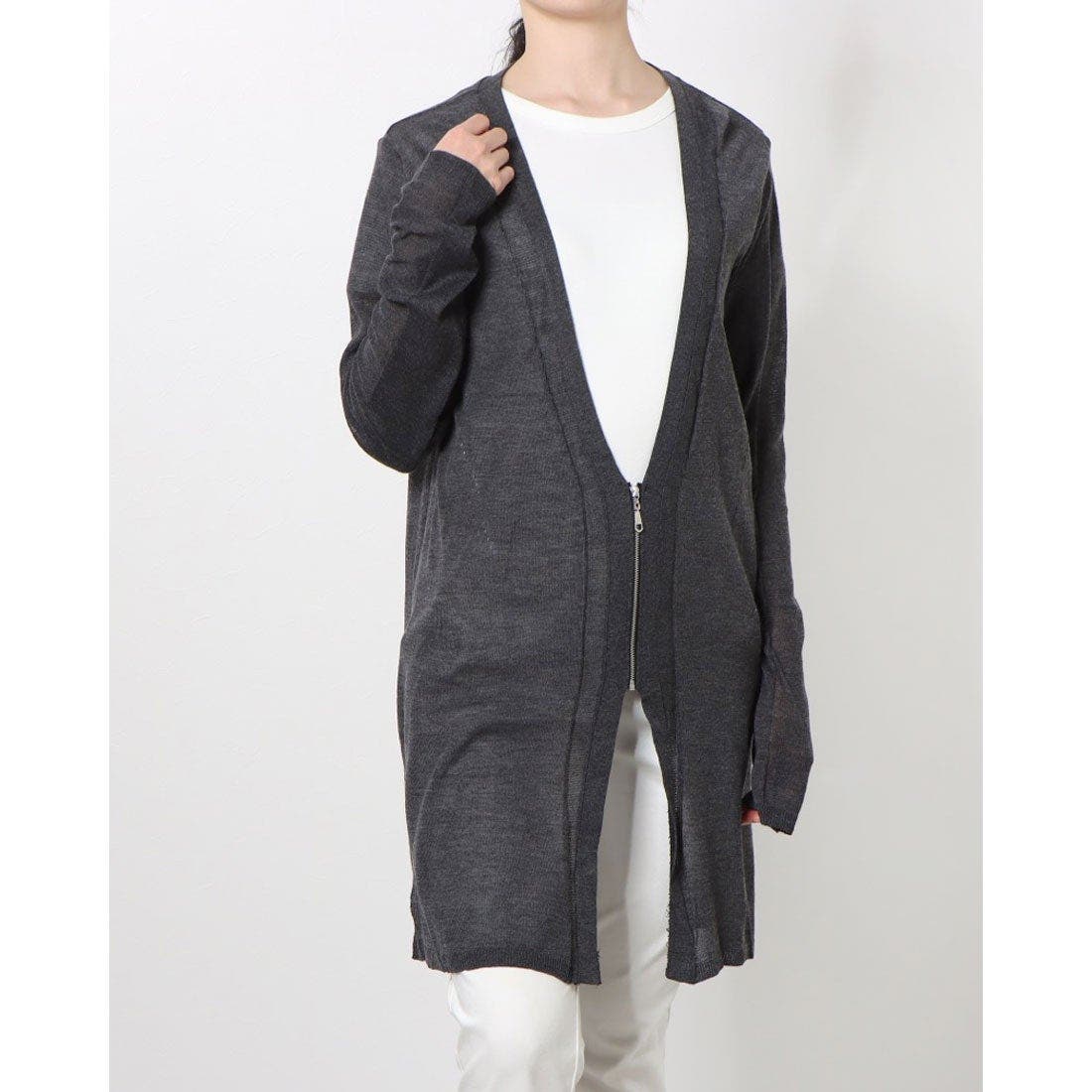 【FINE】【T・H】フロントジップデザイン編みカーディガン[品番：FINW0003909]｜FINE （ファイン）のレディースファッション通販｜SHOPLIST（ショップリスト）