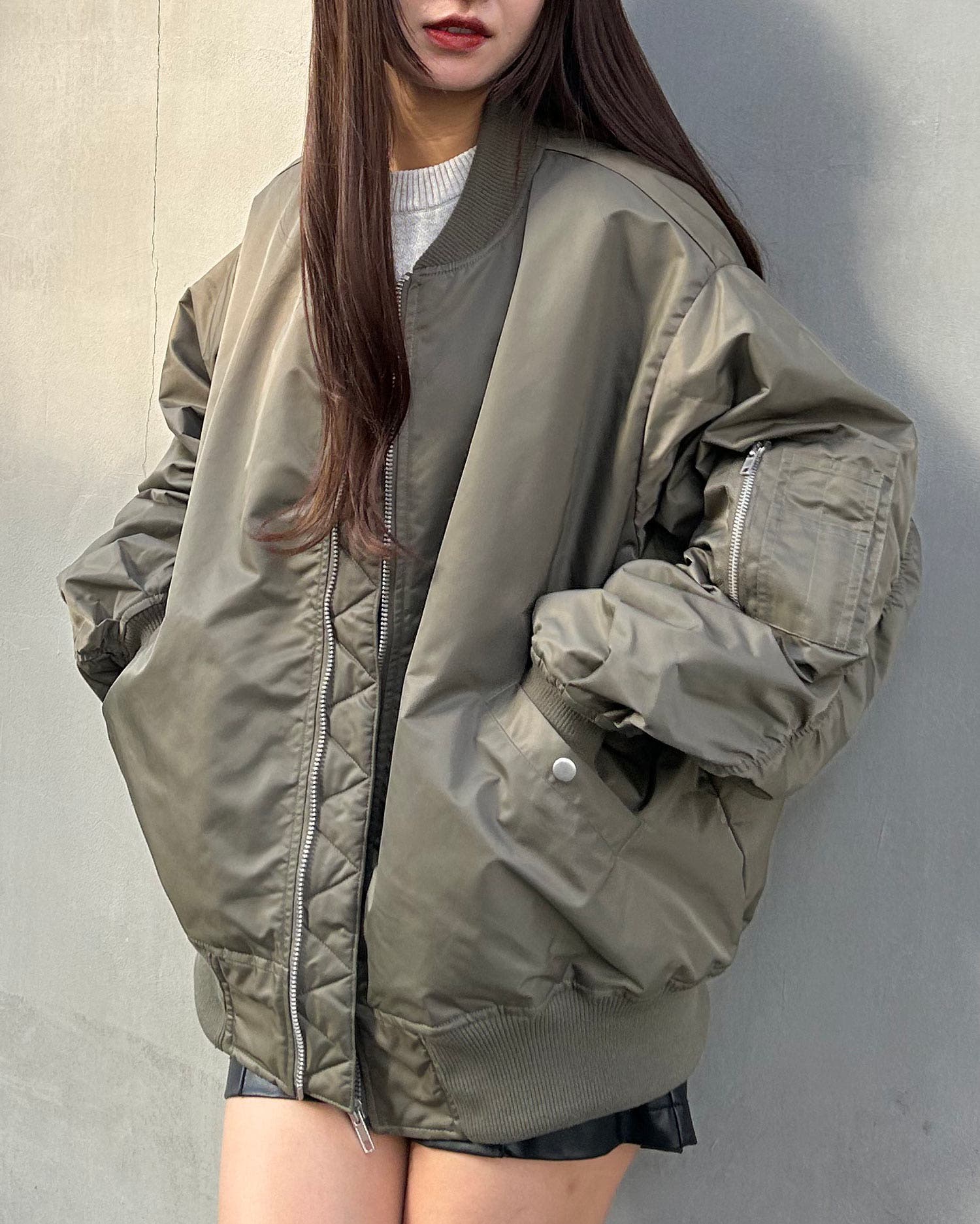 中綿入りBIG MA-1[品番：INGW0009650]｜INGNI （イング）のレディースファッション通販｜SHOPLIST（ショップリスト）