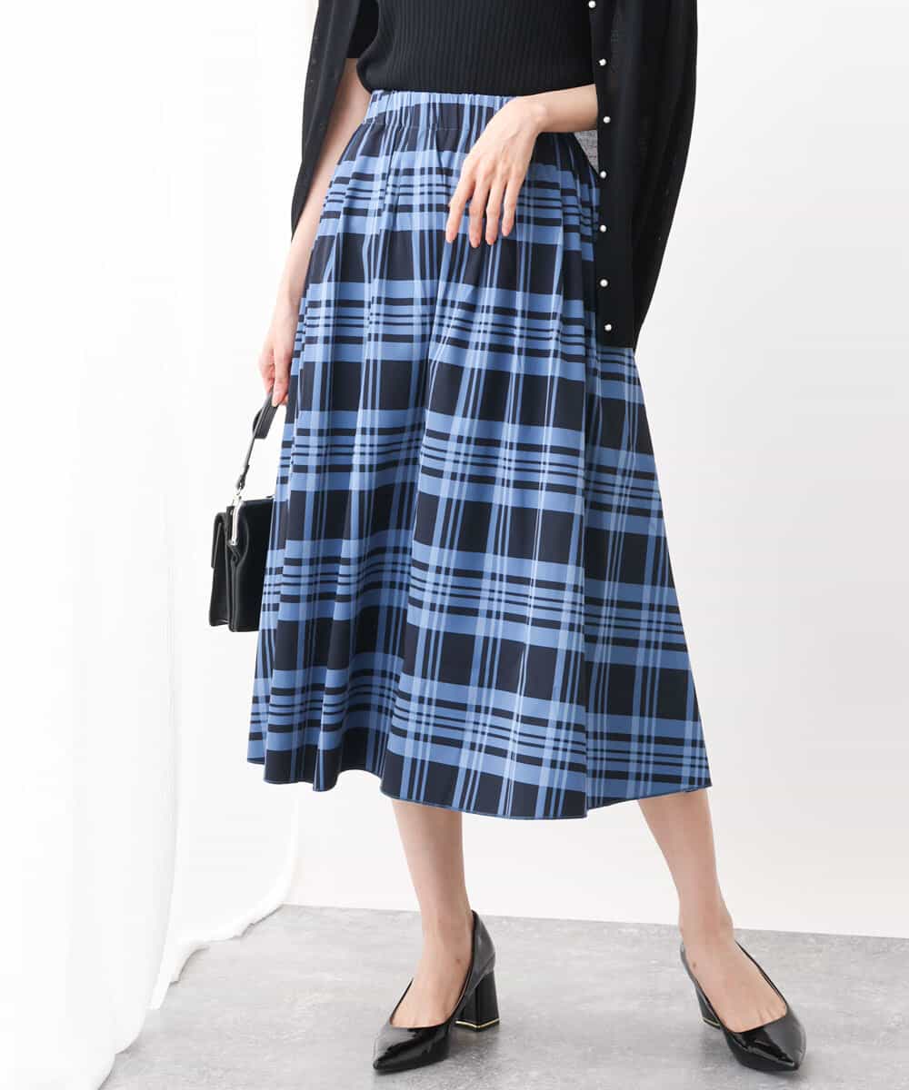 リバーシブルチェックスカート/洗える[品番：ITKW0013760]｜MK MICHEL KLEIN（エムケーミッシェルクラン）のレディース ...