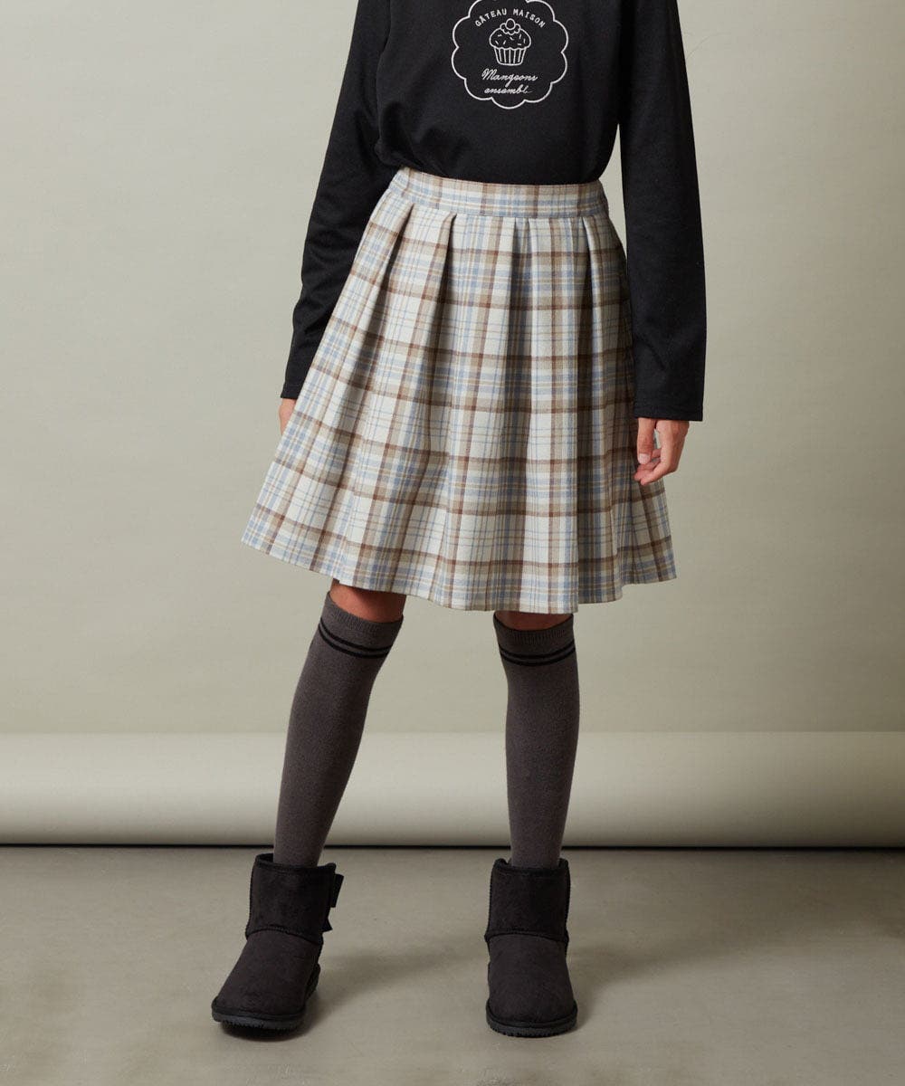 [140-150]タックフレアスカート[品番：ITKW0013699]｜a.v.v【KIDS】（アーヴェヴェ）のキッズファッション通販｜SHOPLIST（ショップリスト）