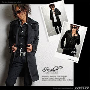 Roshell ベルト付トレンチコート お兄系 Men[品番：JG000001996]｜JIGGYS SHOP（ジギーズショップ）のメンズファッション通販｜SHOPLIST（ショップリスト）
