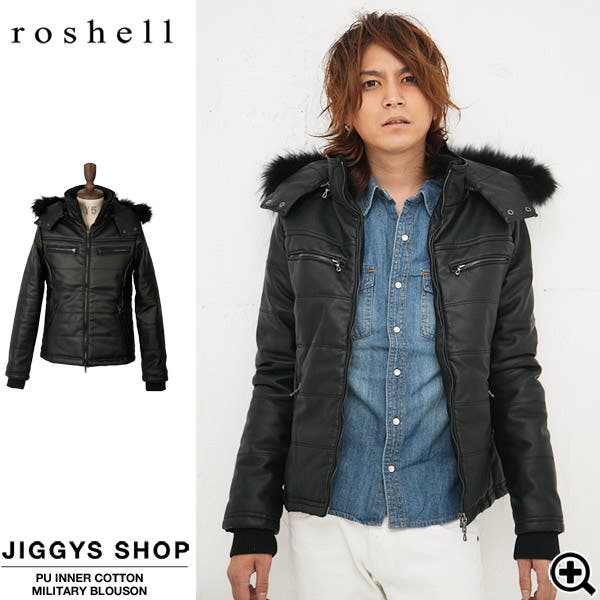 Roshell PU 中綿[品番：JG000005150]｜JIGGYS SHOP（ジギーズショップ）のメンズファッション通販｜SHOPLIST（ショップリスト）