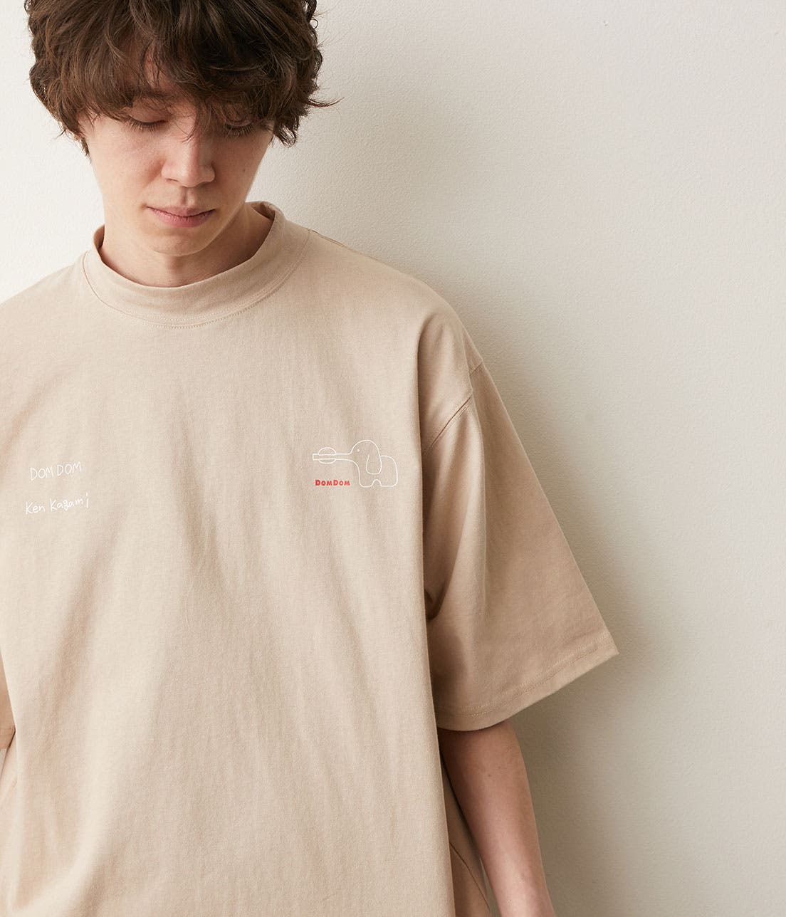 【DOMDOM×KEN KAGAMIコラボ】モックネックTシャツ[品番：JRDM0012512]｜JUNRED（ジュンレッド）のメンズファッション通販｜SHOPLIST（ショップリスト）