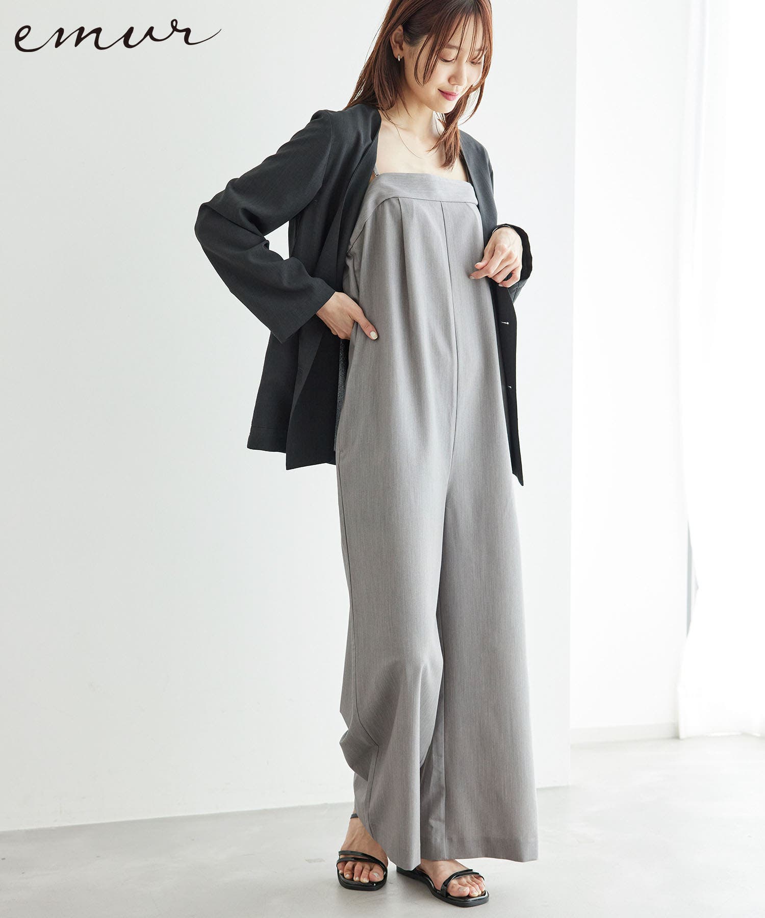 【emur/エミュール】ビスチェサロペット[品番：RPCW0044143]｜ROPE' PICNIC（ロペピクニック）のレディースファッション ...