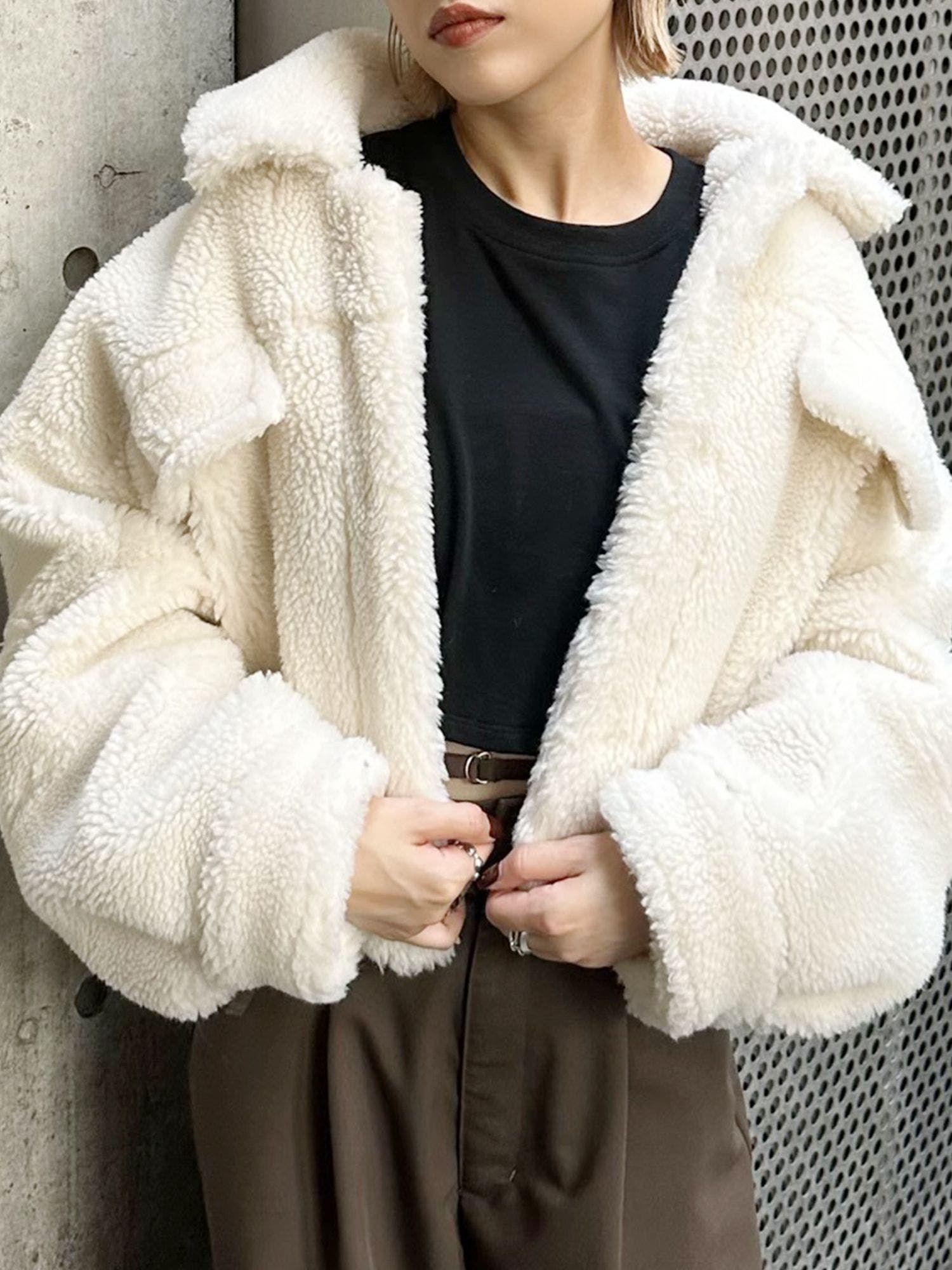 ボアショートGジャン[品番：MKSW0053939]｜MURUA（ムルーア）のレディースファッション通販｜SHOPLIST（ショップリスト）