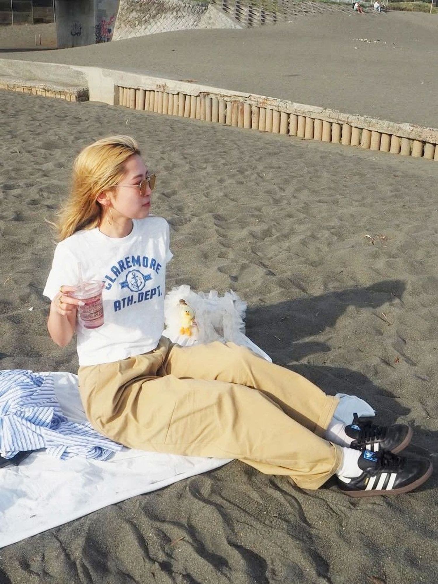 CLAREMOREコンパクトロゴTee[品番：MKSW0063948]｜Ungrid（アングリット）のレディースファッション通販｜SHOPLIST（ショップリスト）