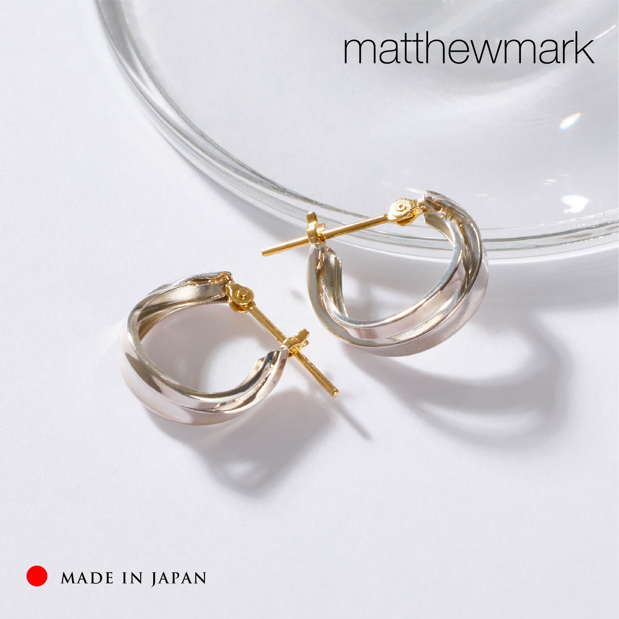 ミニダブルフープピアス[品番：MSMA0000102]｜Matthewmark （マシューマーク）のレディースファッション通販｜SHOPLIST（ショップリスト）