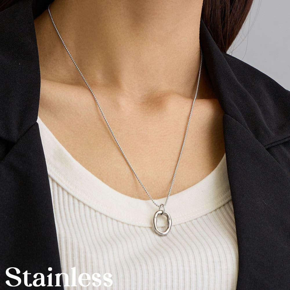 ステンレス ネックレス K18GP[品番：MLOA0002878]｜Melody Accessory（メロディーアクセサリー）のレディースファッション通販｜SHOPLIST（ショップリスト）