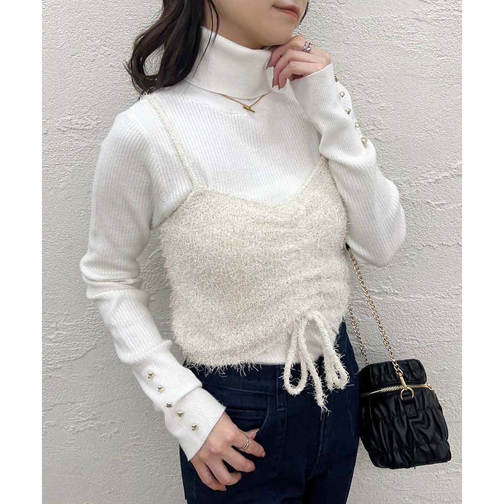 【one after another】ふさふさビスチェ[品番：NCLW0012545]｜NICE CLAUP / OLIVE des ...