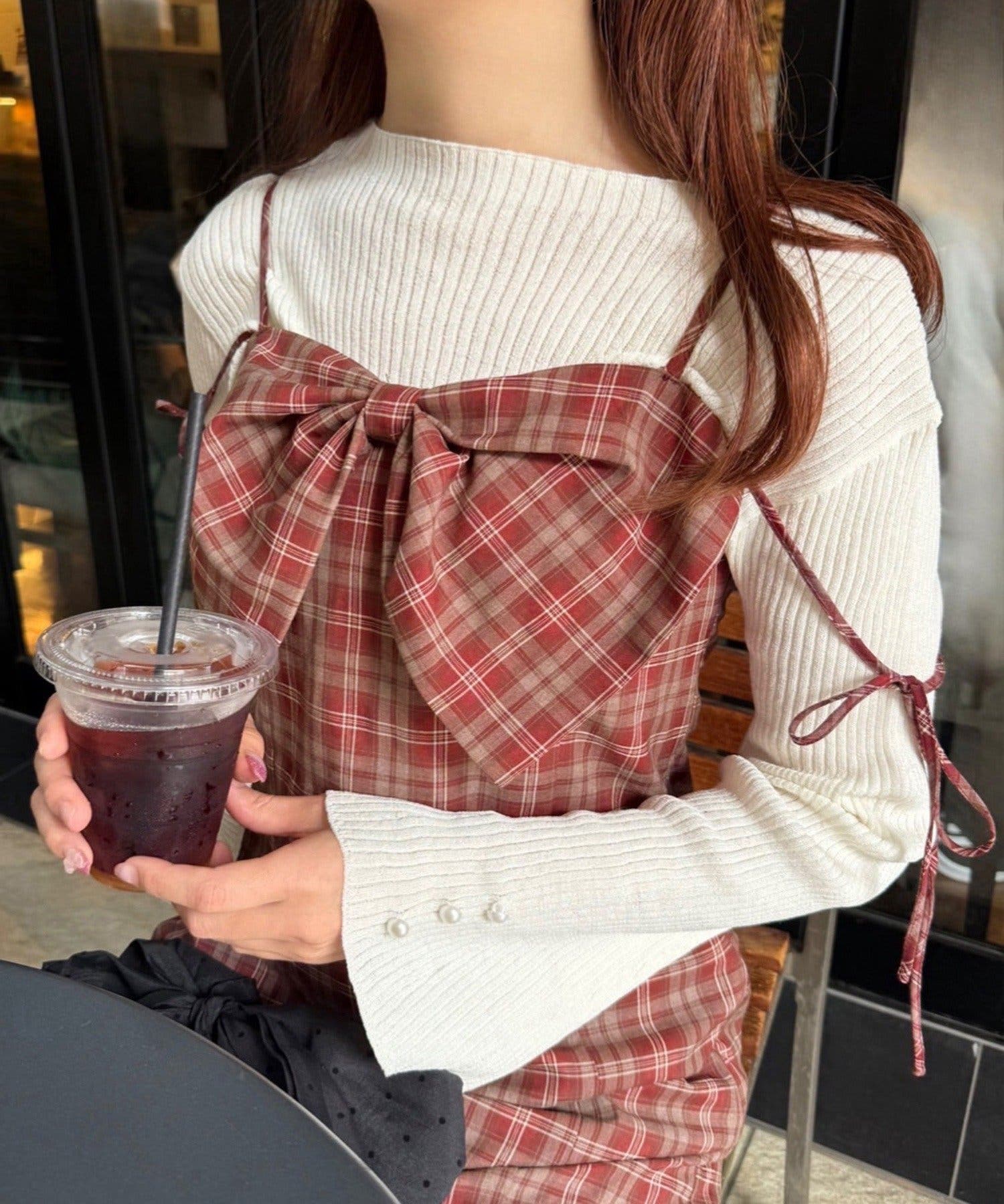 【one after another】【ayano企画】インナーセットリボンキャ…[品番：NCLW0017213]｜NICE CLAUP ...