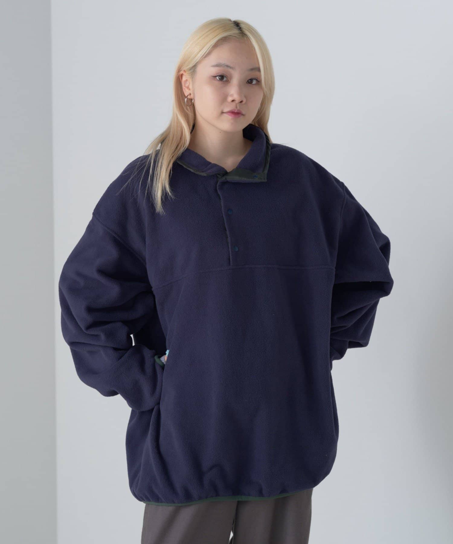 【Kastane】MICRO FLEECE SNAP TEE[品番：PALW0003639]｜PAL GROUP OUTLET（パルグループ ...