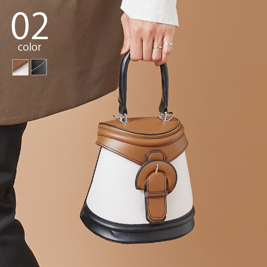 【SETUP7】カラーブロックバックルデコレーションバケットバッグ KNF[品番：TTMW0000708]｜SETUP7【WOMEN】（セットアップセブン）のレディースファッション通販 ...