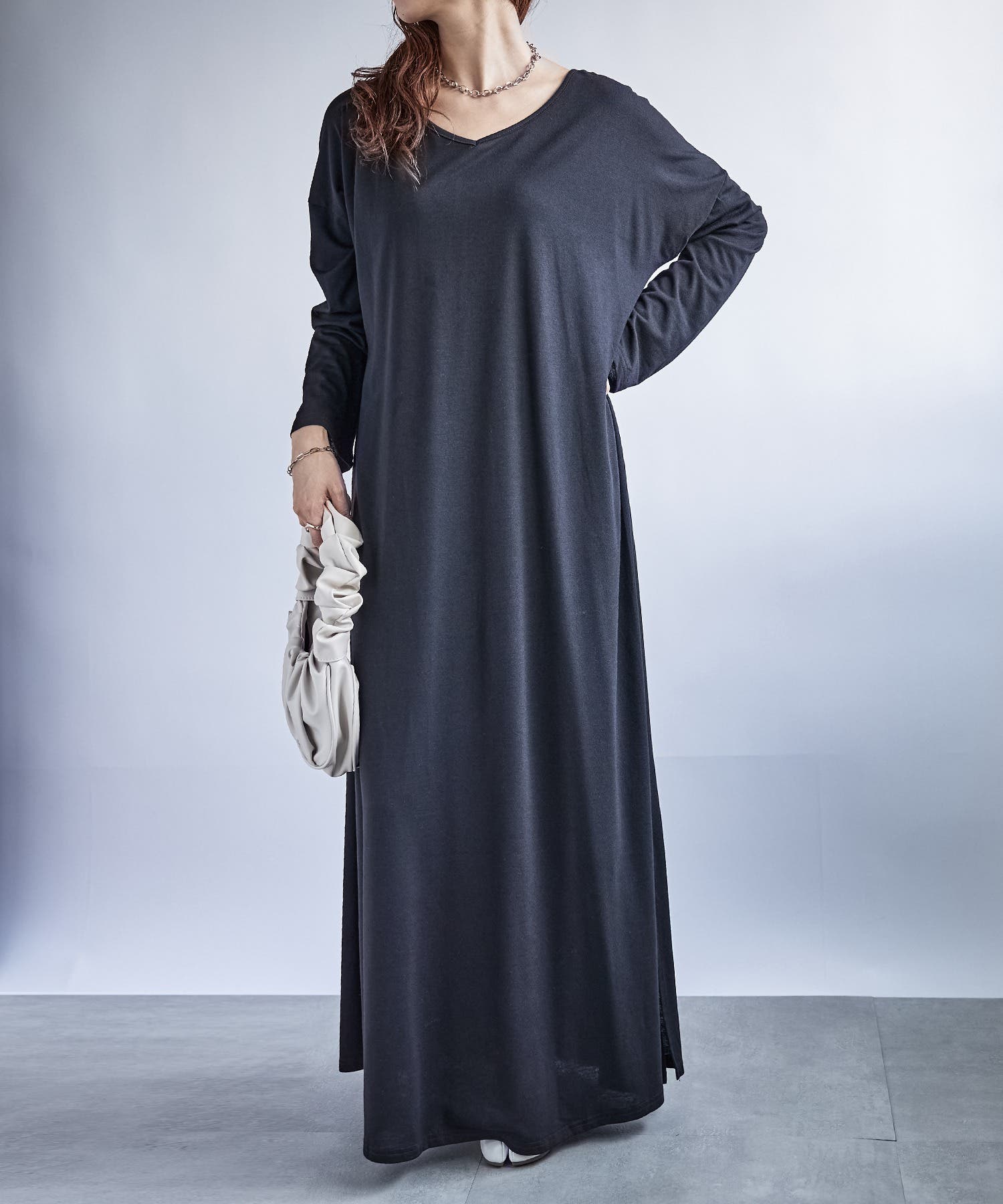 【SETUP7】Vネックフレアワンピース SCCH329[品番：TTMW0000717]｜SETUP7【WOMEN】（セットアップセブン）のレディースファッション通販｜SHOPLIST ...