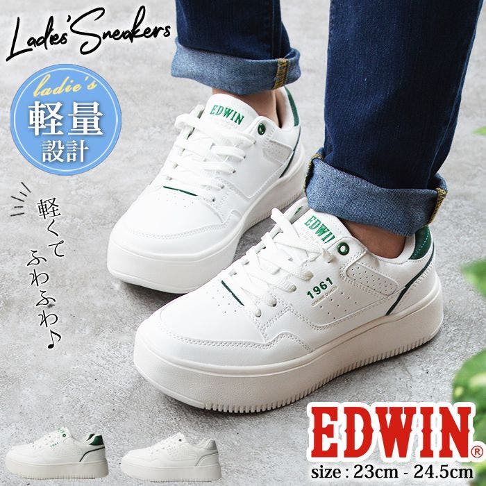 EDWIN エドウィン スニーカー[品番：FTCS0001212]｜ShoeSquare WOMEN（シュースクエアウーマン）のレディースファッション通販｜SHOPLIST（ショップリスト）