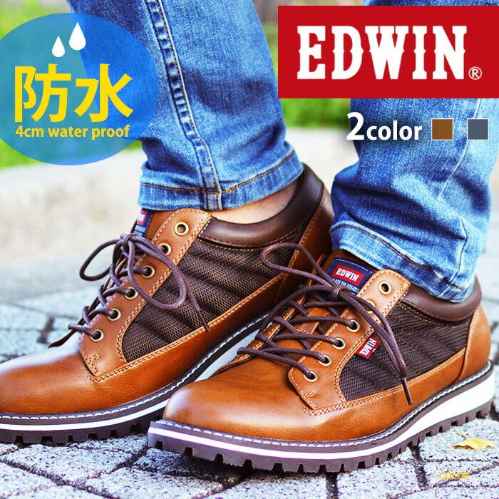 EDWIN エドウィン 防水設計[品番：FTCS0000426]｜ShoeSquare（シュースクエア）のメンズファッション通販｜SHOPLIST（ショップリスト）