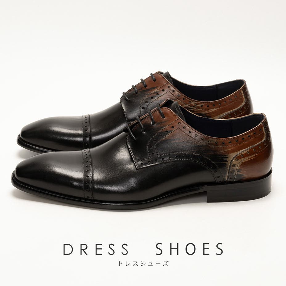 ブローグ ドレスシューズ / ストレーチップ 外羽根[品番：XO000005176]｜SVEC（シュベック）のメンズファッション通販｜SHOPLIST（ショップリスト）
