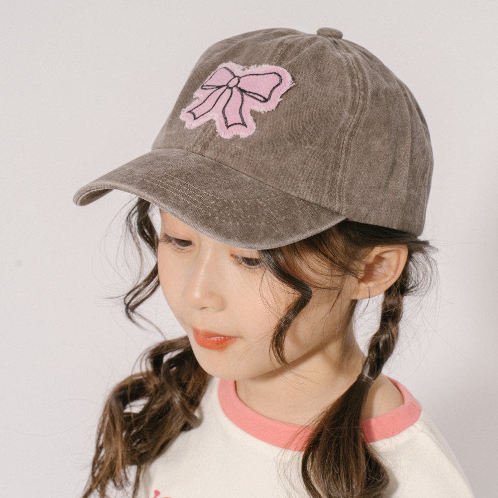 デニム配色リボンデザインキャップ[品番：VINK0003271]｜URBAN CHERRY（アーバンチェリー）のキッズファッション通販｜SHOPLIST（ショップリスト）